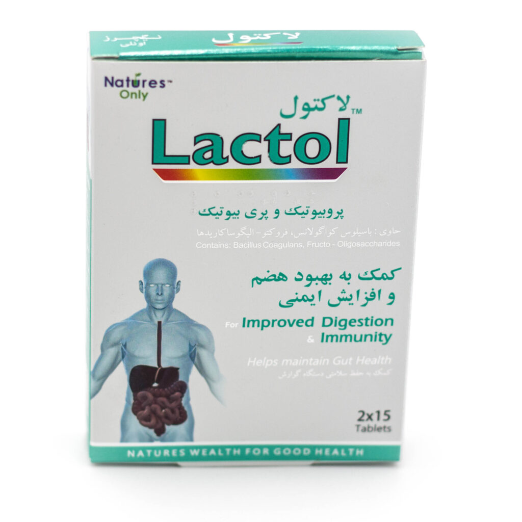 قرص لاکتول Lactol نیچرز اونلی Natures Only – داروخانه دکتر کیایی